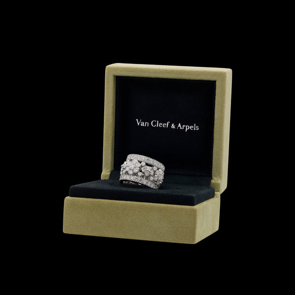 Iconic "Snowflake" Ring by Van Cleef & Arpels - 66mint Fine Estate Jewelry