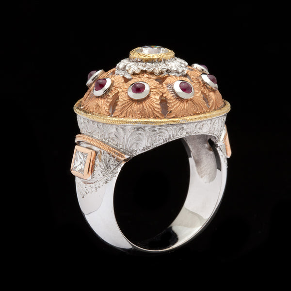 Cazzaniga Ruby & Diamond Ring - 66mint Fine Estate Jewelry