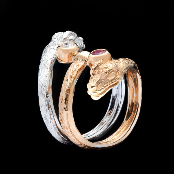 Cazzaniga Year of the Snake Ring - 66mint Fine Estate Jewelry