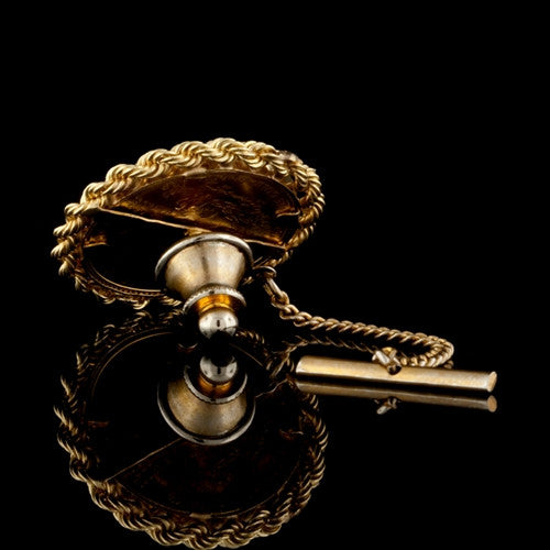 US $10 Liberty 1/4 oz Gold Coin Tie Tack - 66mint Fine Estate Jewelry