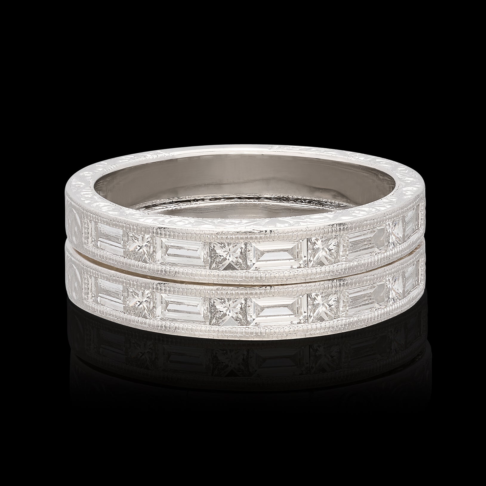 Platinum Bands Engraved